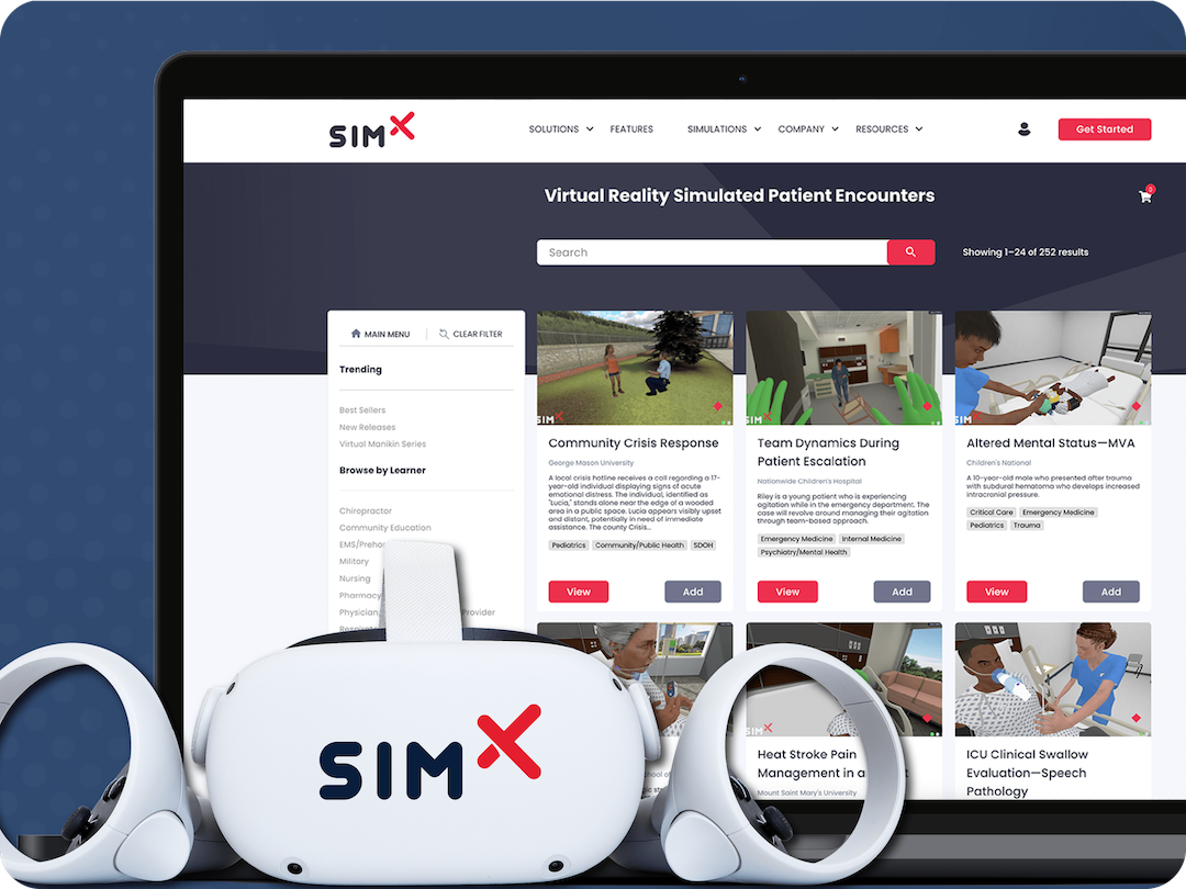 SimX Virtual Reality Simulation for Nurses | Virtual Reality Medical ...