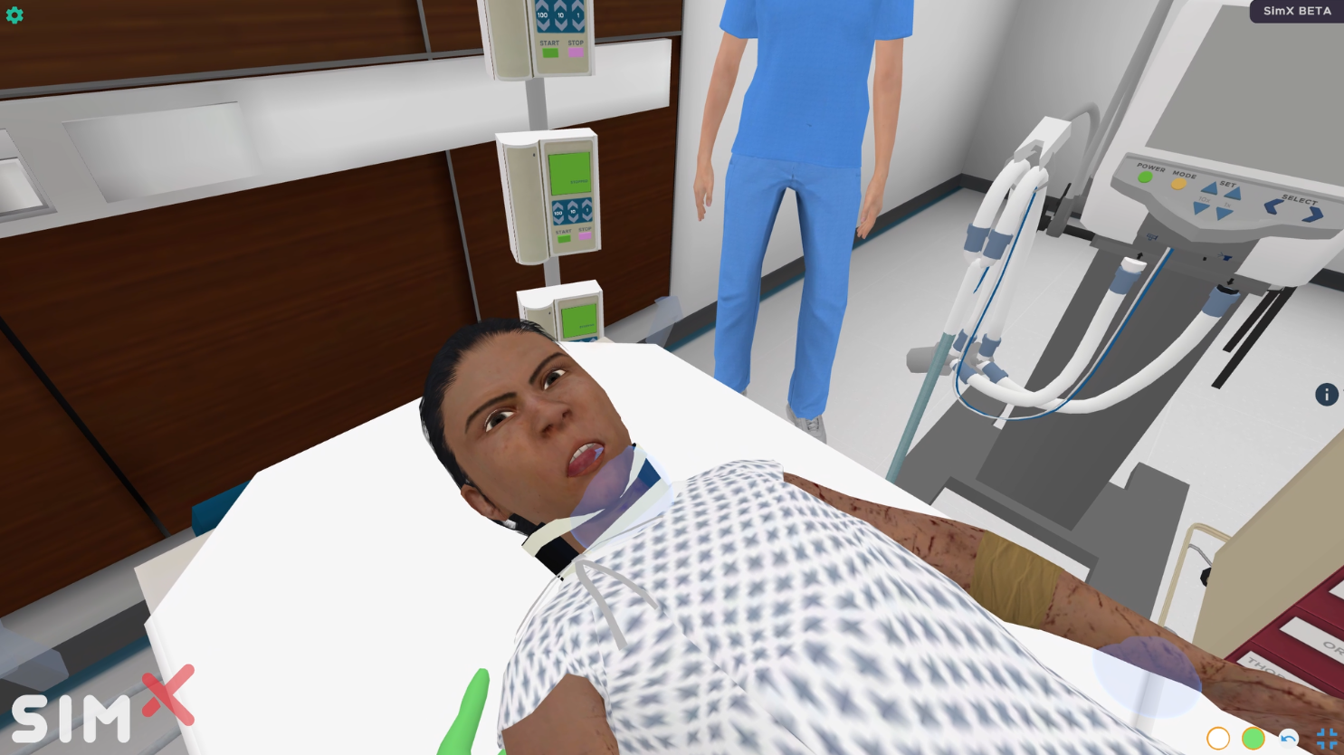 Pediatric Traumatic Brain Injury (TBI)—Hospital-Based VR Medical Simulation