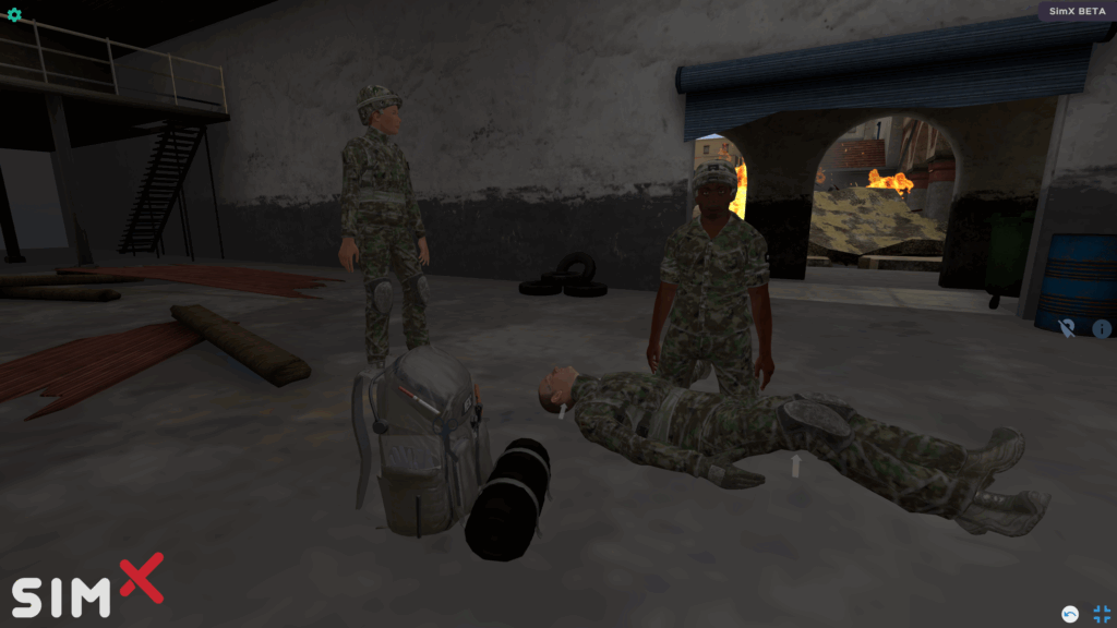 TCCC Severe Head Injury VR Medical Simulation